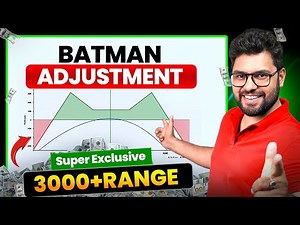 ULTRA WIDE RANGE | BATMAN SETUP WITH ADJUSTMENTS | OPTION SELLING ADJUSTMENTS