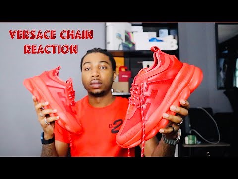 HOW TO STYLE: VERSACE CHAIN REACTION "EROS FLAME" ON FEET + REVIEW‼️