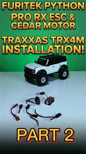 Traxxas TRX4M Furitek Combo Install - Part 2!