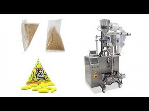 Automatic Triangle Bag/ Pyramid Bag Packing Machine For Beans Snacks Etc