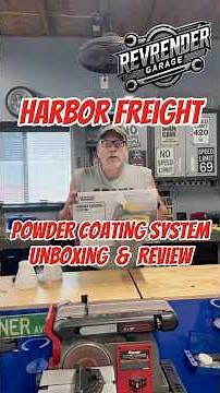 Harbor Freight Powder Coating System Unboxing & Review - Affordable DIY Powder Coat Setup
