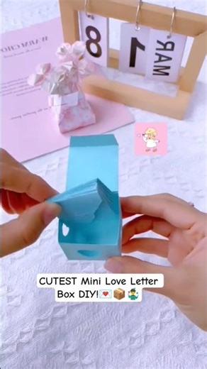 Make a Mini Love Letter in 30 Seconds! ✉️ Quick Origami Tutorial #shorts #DIYTutorial #OrigamiFor