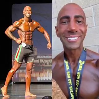 Fousey won first place in the Men’s Physique Tall Class (Open Division) 👏