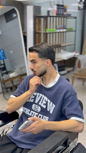 ‎💈کسری استودیو | هیرکات💇🏻‍♂️‎ on Instagram: "SIDE PART | TAPER FADE 🥵 @im__abol4azl_ #sideparthairstyle #sidepart #taperfade"