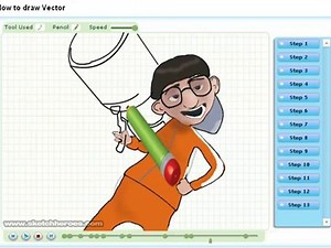 How to draw Vector (Despicable Me) - SketchHeroes.com - video Dailymotion