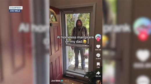 AI homeless man prank sparks controversy on the internet