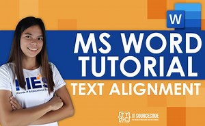Ways On How To Align Text in Microsoft Word - Text Alignment