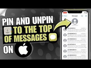 How to Pin & Unpin Contacts in Messages on iPhone | iPhone Message Pinning Tutorial | ✅
