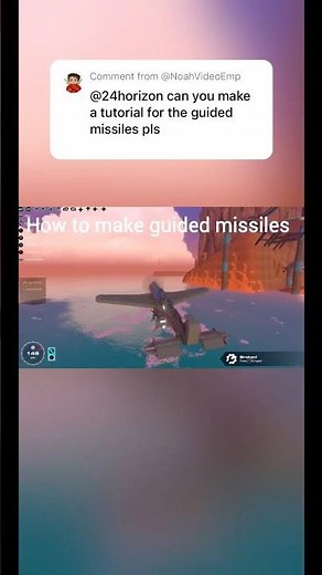 Guided missile tutorial #trailmakers #gaming #missile