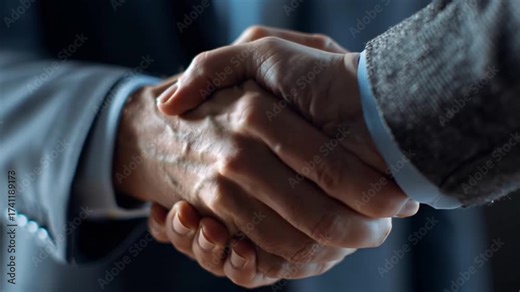 Business handshake agreement partnership trust success teamwork closeup professional cooperation confident deal cross border investment symbolizes