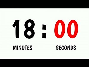 18 Minutes Countdown Timer