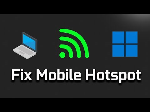 Ways to Fix Mobile Hotspot Not Working in Windows 11 [Tutorial]