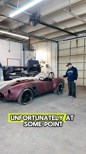 This Backdraft ‘65 Shelby Cobra came in for some rocker repair and even though the repair area is small, there is quite a bit of sanding and blend area involved. #potogoldkustoms #backdraftracing #shelbycobra #bodyshop #refinishkulture #classiccars #hotrodshop #restomods | Pot O'Gold Kustoms