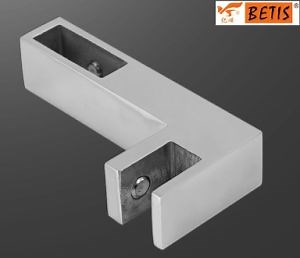 [Hot Item] OEM Shower-Glass Bathroom Pipe Fitting 304-Stainless-Steel Fixed-Panel Bracket Header-Bar Connector