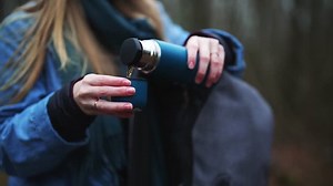 Close-up View Girl Hands Pouring Hot Stock Footage Video (100% Royalty-free) 1098100941 | Shutterstock