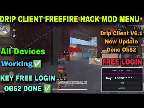 Drip Client key /Drip Client Key /mod manu password/headshort hack/free fire hack/key/key/Mod manu