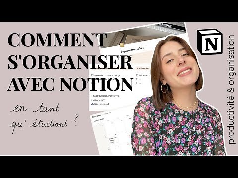 Comment s'organiser avec Notion en tant qu'étudiant // productivité & organisation (tuto)