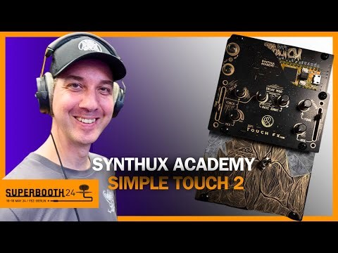 DIY Valhalla Reverb & Mutable Instruments MODULE - Synthux Academy Simple Touch 2