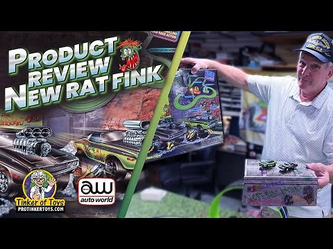 PRODUCT REVIEW - 14' Rat Fink - Fink & FURRY-OUS Underground Racing Slot Car Set | SRS347