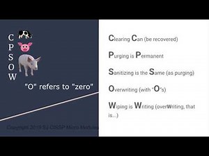 CISSP Micro Module: Data Remanence - Domain 2 Asset Security