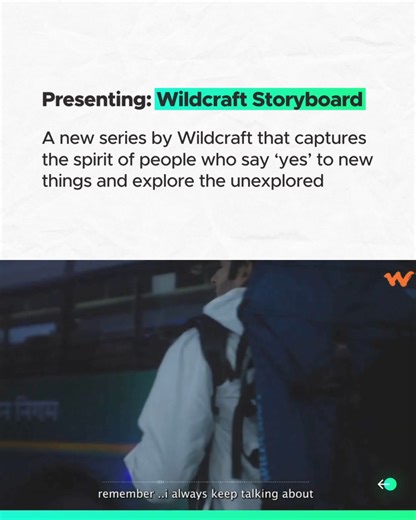 1.6M views · 517 reactions | Wildcraft introduced a new series, the “Wildcraft Storyboard”, inspiring people to check off their bucket list items! The campaign appeals to every backpacker, nudging them to take that plunge and 'embrace the uncertain'. Wildcraft #Collab #ReadyForAnything #EmbraceTheUncertain #FreeSpirited | Mad over Marketing (M.O.M) | Facebook