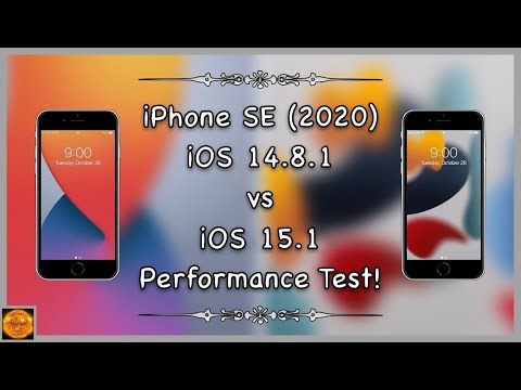 iPhone SE (2020) iOS 14.8.1 vs iOS 15.1 Performance/Speed Test!