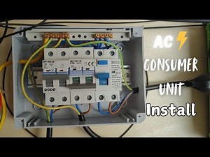 230V AC Consumer Unit INSTALL | DIY Campervan Electrics | VAN BUILD SERIES
