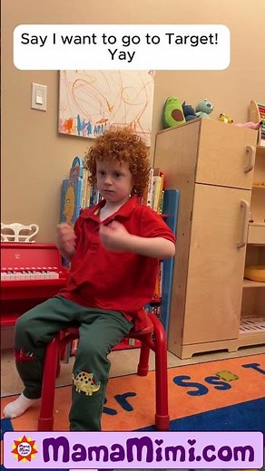 Learn ASL: How to Sign “I Want to Go to Target” (Baby Sign Language)