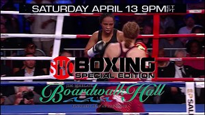 79 reactions · 59 shares | Undefeated middleweight world champions Claressa Shields and Christina Hammer will meet on Saturday April 13 live at Boardwalk Hall. Get your official tickets now! | Jim Whelan Boardwalk Hall | Facebook