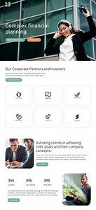 Complex financial planning - HTML Template by Nicepage