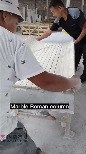 Polished Marble Roman Pillar Column for Building Decor
