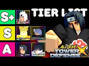 Tier List of the Best All-Star Tower Defense X Characters