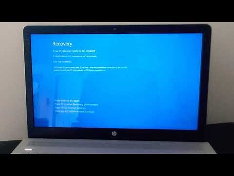 How to bypass the Your PC/Device needs to be Repaired Bluescreen 0xc0000225 Error Code.