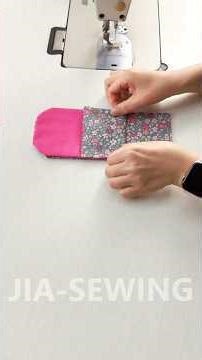 Double Sided Card Wallet💳✨ | DIY | Quick Sewing Tips No.361