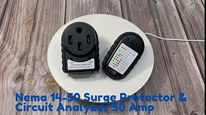Sintron RV Circuit Analyzer RM50CD, NEMA 14-50P RV Receptacle Tester, 50 Amp 125/250 Volt, LED Indicator Light, ETL Listed, for RV Camper, Travel Trailer, Motorhome, Caravan, Tourer.