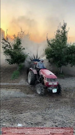 🌿 Fragrant Pear Orchard Spraying : Efficient Tree Protection
