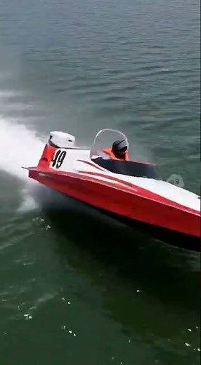 POV: Small Red Boat Flips at Full Speed — Still the Best Ride Ever 😂💦