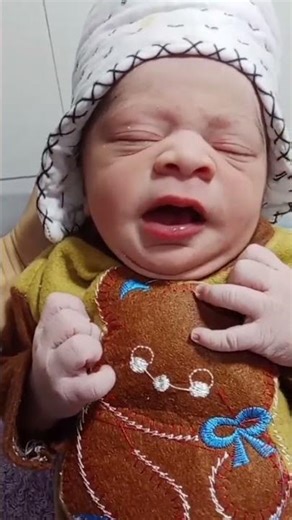 Newborn Little Baby in NICU Observation Care | A Calm and Good Moment