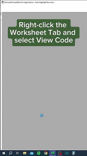 Auto Highlight Row in Excel‼️ #excel