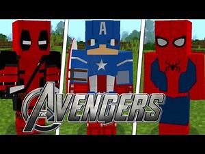The best Avengers mod for MCPE