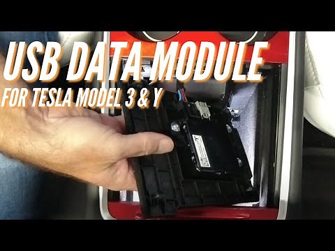 Installing a USB Data Model for Tesla Model 3 & Y