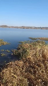 #A MAN INFLATING A WHOLE TRACTOR'S TUBE WITH HIS MOUTH PREPARING TO ENTER INTO A DAM THAT IS OCCUPIED BY KG | Les Mpete