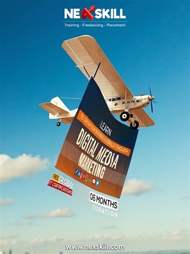 #Digitalmediamarketing is more than posting, it’s about impact, analytics, and storytelling. This video showcases how modern marketing skills open doors to endless career opportunities. 💡 𝐑𝐞𝐚𝐝𝐲 𝐭𝐨 𝐛𝐮𝐢𝐥𝐝 𝐭𝐡𝐞 𝐟𝐮𝐭𝐮𝐫𝐞? Enroll now! https://forms.gle/hWToGWxo1KvWDq7f7 Register 𝐓𝐨𝐝𝐚𝐲 to secure your spot! ✨ 📍 ARFA Tower | 📞 0309-6663330 | 🌐 www.nexskill.com #DigitalMarketingSkills #LearnDigitalMarketing #MarketingCareers #joinNexskill #ArfaTower #SkillUp #DMMarketing #socia