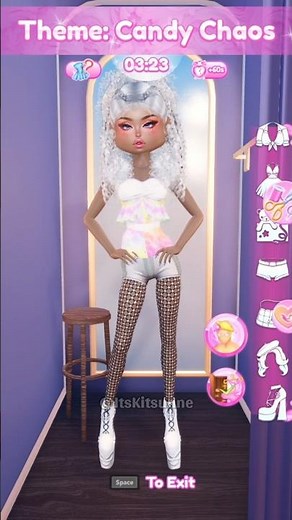 Play w me, the theme is Candy Chaos *HALLOWEEN UPDATE* #dresstoimpress #roblox #dti #shorts