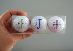 Personalized Initial and Name Golf Balls, Custom Golf Gift, Single or Double Sided Golf Balls, Gift for Golfer, Gift for Dad, Groomsmen Gift - Etsy Canada