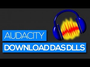Audacity - Baixar e Instalar as Dlls Lame e FFmpeg!