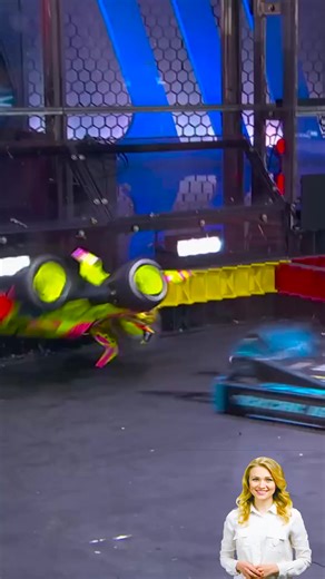 HyperShock hits the ROOF!!! #battlebots #battle #Robot #Robots #robotcombat #robotfight #robotwars #HyperShock #theroof #viral #fyp