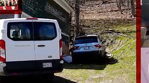 Bright red T-shirts with Chinese script and logos were found strapped to the front seats of the vehicle, pointing to links with organized grow operations. | The Robinson Report