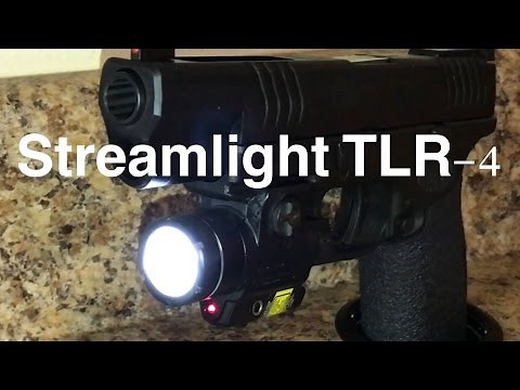 ✅Best Gun Laser Light Combo for Pistol, Shotgun, AR-15 by StreamLight Model TLR-4 Tactical Review