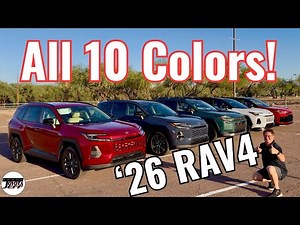 All 10 Colors - 2026 Toyota RAV4 - Videos of ALL Colors!